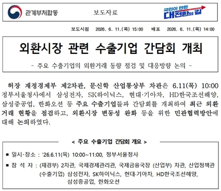 韓国政府･主要輸出企業に「泣きつく」⇒ ウォン安阻止に協力しろ。 – 『Money1』